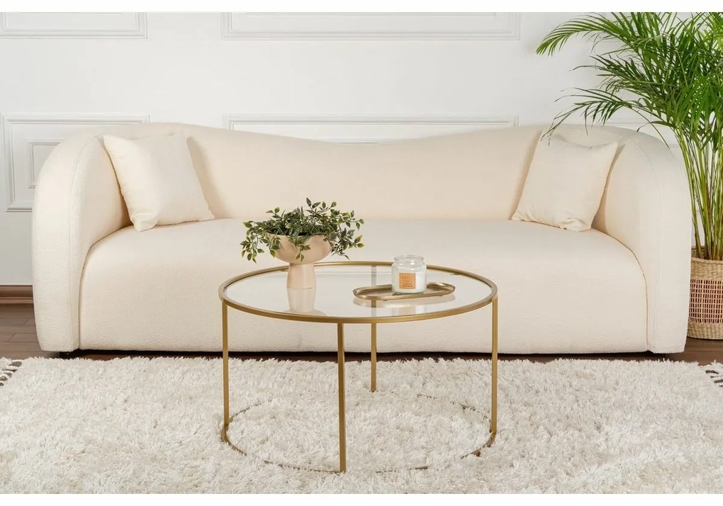 Konferenční stolek Aurum Gold, 80 cm