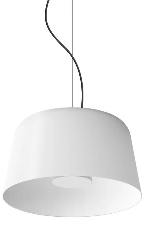 Linea Light Delfi_P, moderní závěsné svítidlo, 13W LED 2700K, bílá, průměr 35cm