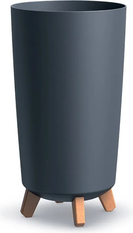 PRO Květináč GRACIA TUBUS SLIM 23,9cm antracit