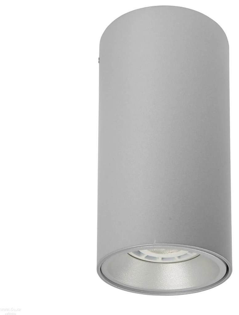 Linea Light 59435 Plik_RX, stropní svítidlo, 1x35W GU10, šedá, prům.8cm, výška 15,5cm
