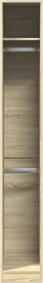 Šatní skříň dub sonoma 30 x 50 x 200 cm kompozitní dřevo 3307776