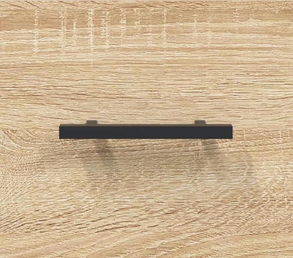 vidaXL Skříň highboard 69,5 x 34 x 180 cm kompozitní dřevo [3189534] Barva: kouřový dub