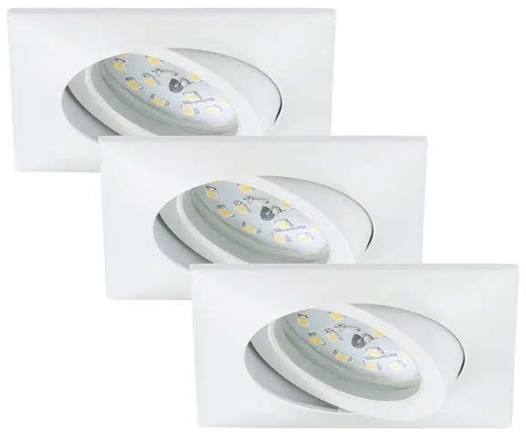 Briloner 7210-036 - SADA 3x LED Podhledové svítidlo ATTACH LED/5W/230V IP23 bílá