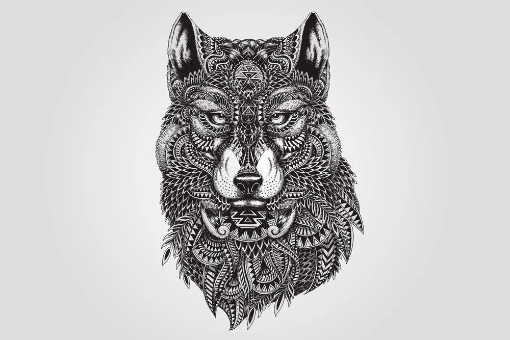 Samolepící tapeta samotářský vlk - 300x200 cm