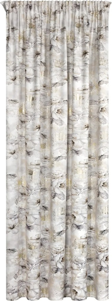 ZATEMŇOVACÍ ZÁVĚS NA PÁSCE LUIZA 140X270 CM KVĚTY