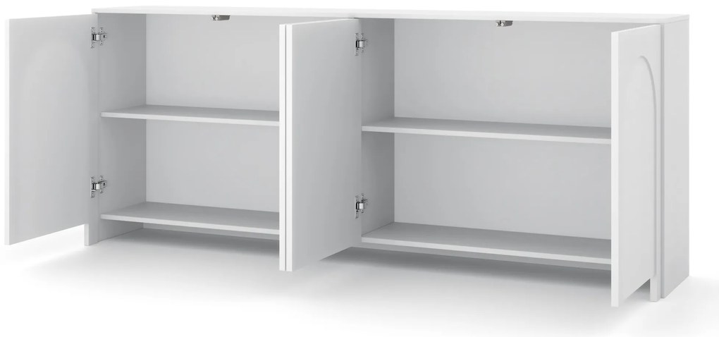 Komoda Arco 204 cm bílá