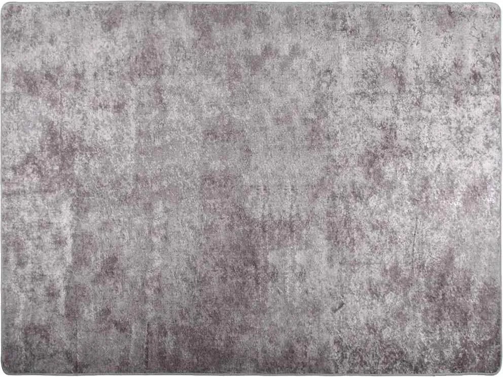 Koberec pratelný šedý 400 x 300 cm 136633