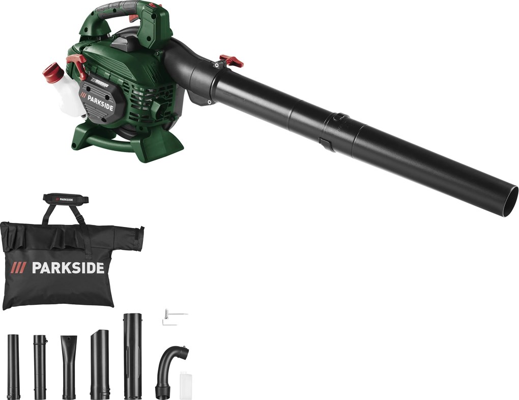 Parkside® Benzínový vysavač a foukač listí Pblsb 26 A1
