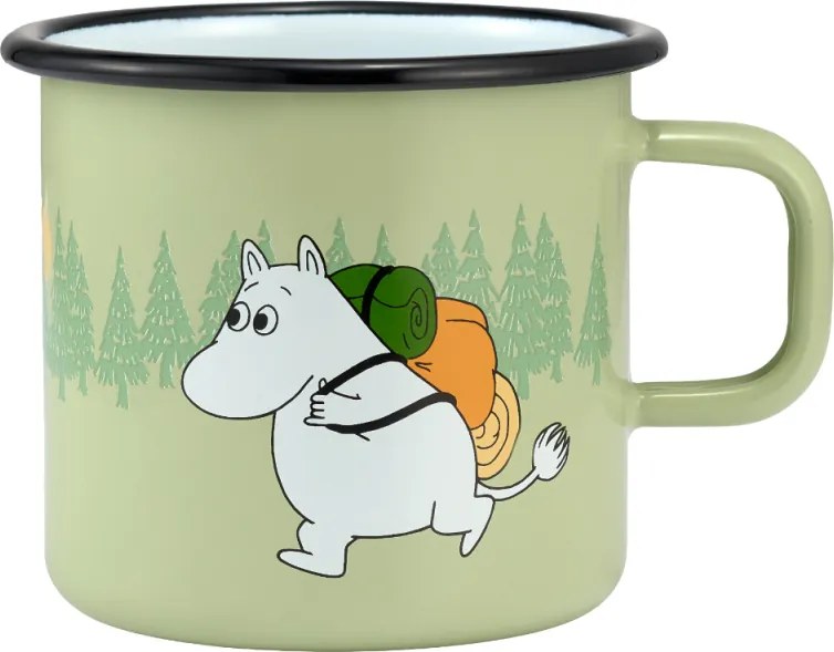 Hrnek Moomin Campers 0,55l, smalt / zelený