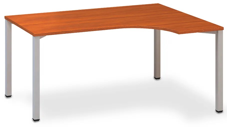Ergonomický stůl ProOffice B 180 x 120 cm, pravý, třešeň