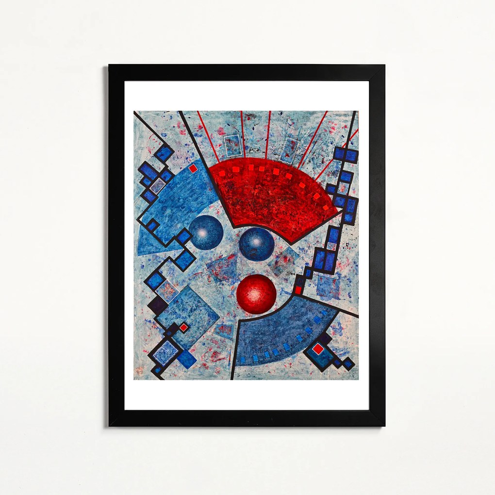 Jiří 231 | Vivienne Punk Rám: Černý, Velikost: 30 x 20 cm