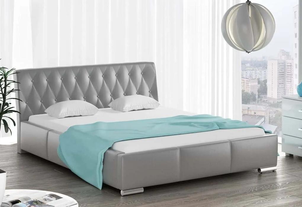 Čalouněná postel NYSA + matrace DE LUX, 160x200, madryt 190