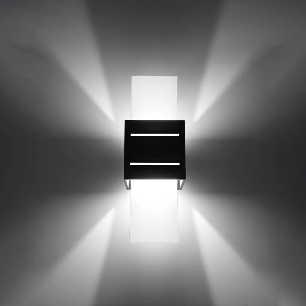 Sollux Lighting Nástěnné svítidlo LORETO Černá