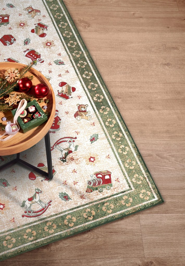Villeroy & Boch Kusový koberec Toy's delight se střiženým vlasem 106218 Green, Multicolor, 160x230, zelená, obývací pokoj