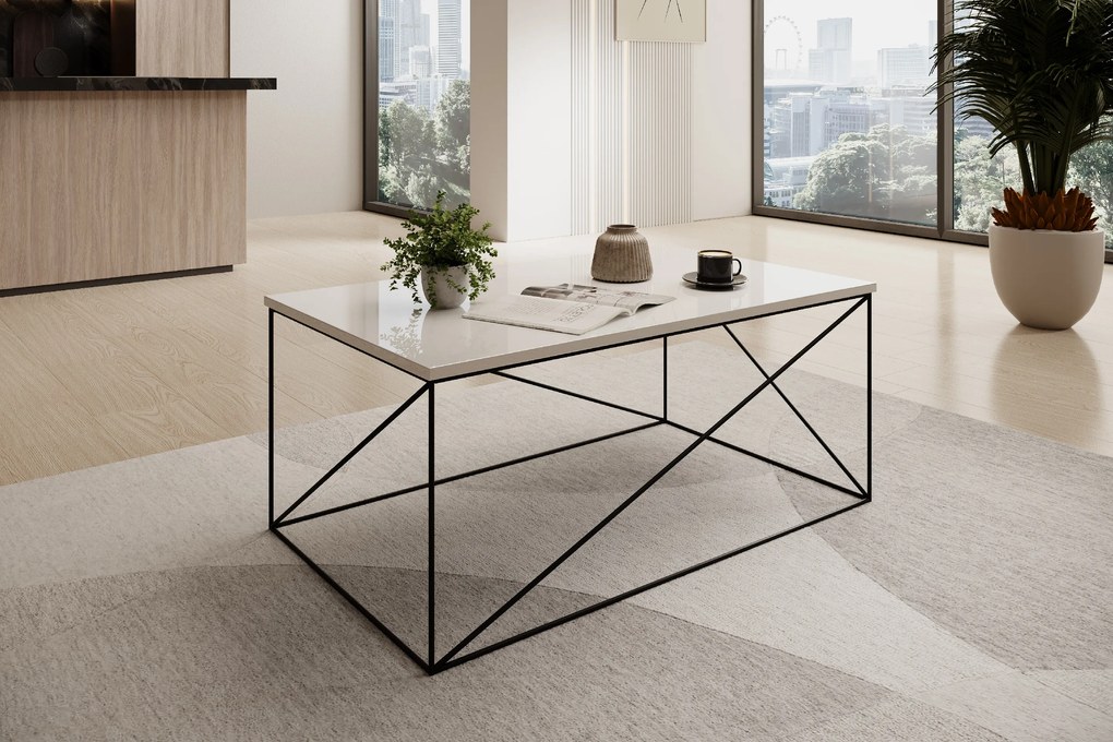 ADRK Furniture Konferenční stolek Dante CT-DAN-B-WS