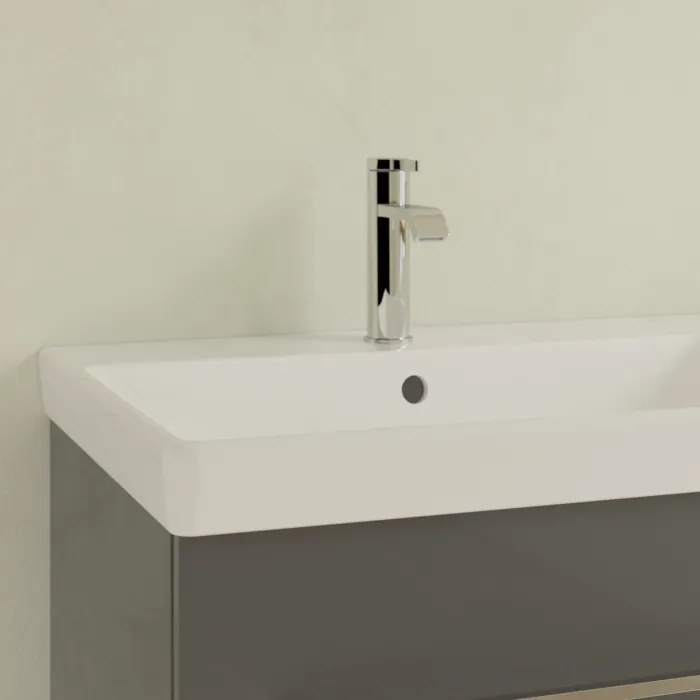 VILLEROY & BOCH Villeroy &amp; Boch AVENTO - Dvojité umyvadlo 1200x470x160 mm, s přepadem, bílá Alpin CeramicPlus 4A23CK01