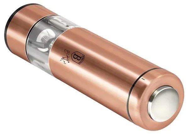 BERLINGERHAUS Mlýnek na pepř a sůl elektrický Rosegold Metallic Line BH-1906