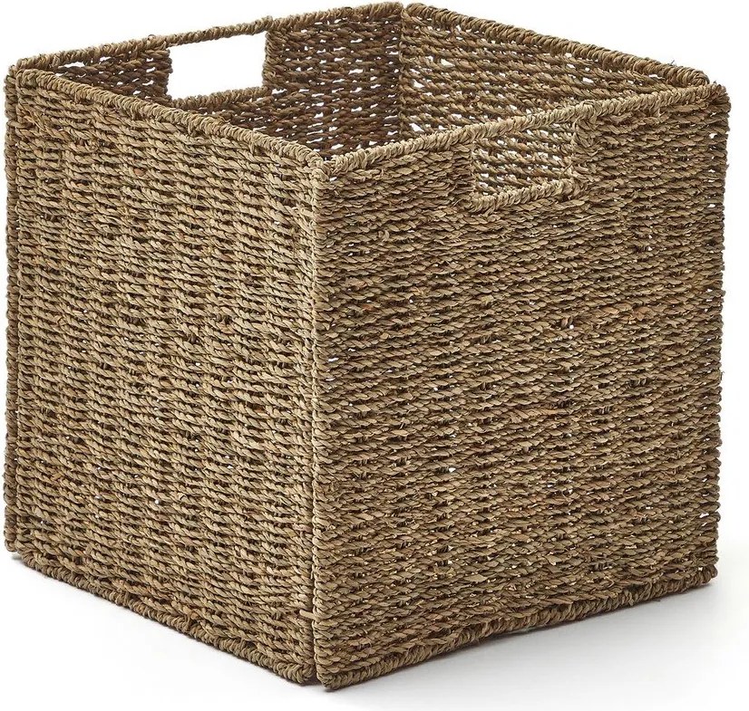 Košík do regálu z mořské trávy 32x32x33 cm Tossa – Kave Home