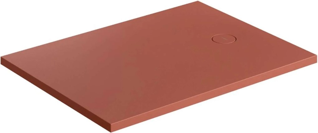 OMNIRES Aquarock M+ - Sprchová vanička 80x100 cm, červená AQUAROCK80-100TE