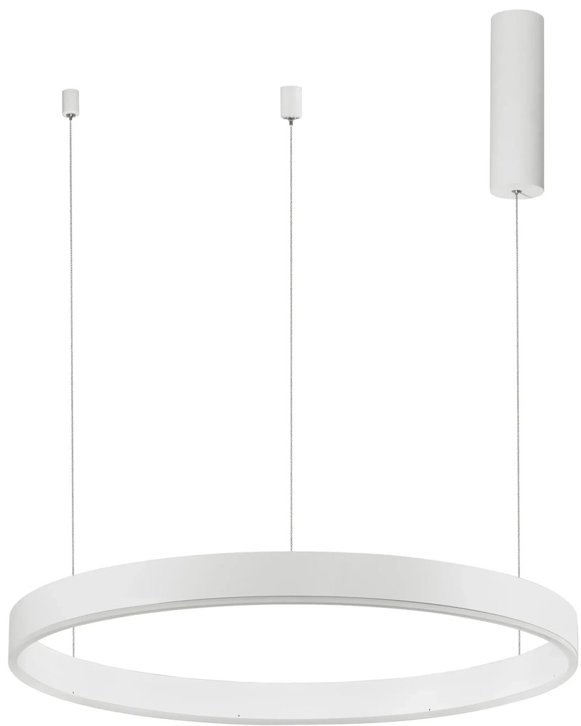 LED lustr Motif 60 bílé CCT s dálkovým ovládáním