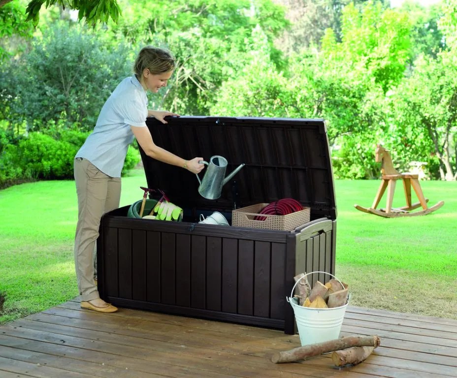 Plastový úložný box GLENWOOD, 128 x 65 x 61 cm, 390 l