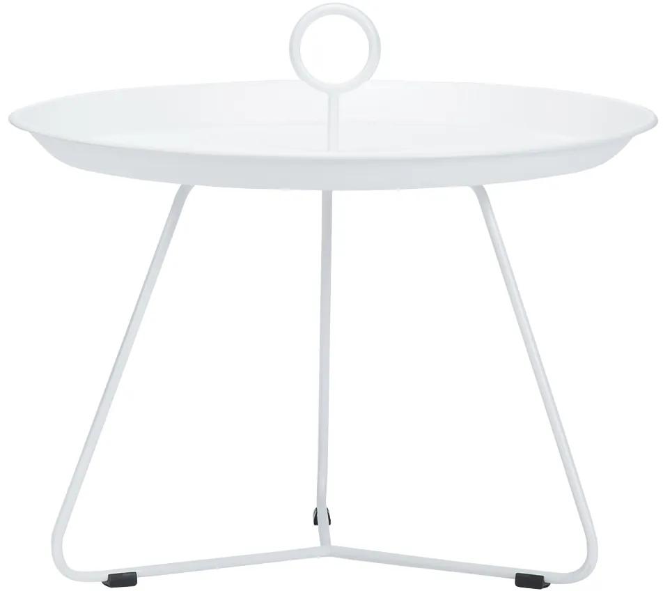 OnaDnes -20% Bílý kovový konferenční stolek HOUE Eyelet 57,5 cm