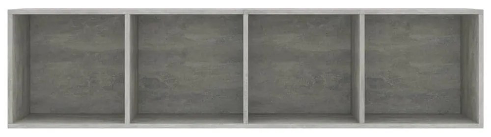Petromila Knihovna/TV skříňka betonově šedá 143 x 30 x 36 cm