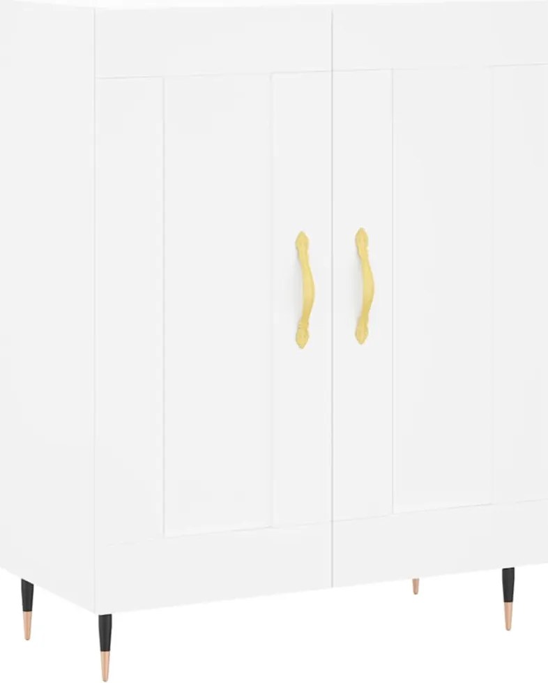 Skříň highboard bílá 69,5 x 34 x 180 cm kompozitní dřevo 3195771