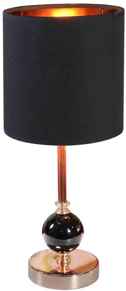 Moderní stolní lampa CEGLIE MESSAPICO, 1xE14, 40W, černoměděná Clx