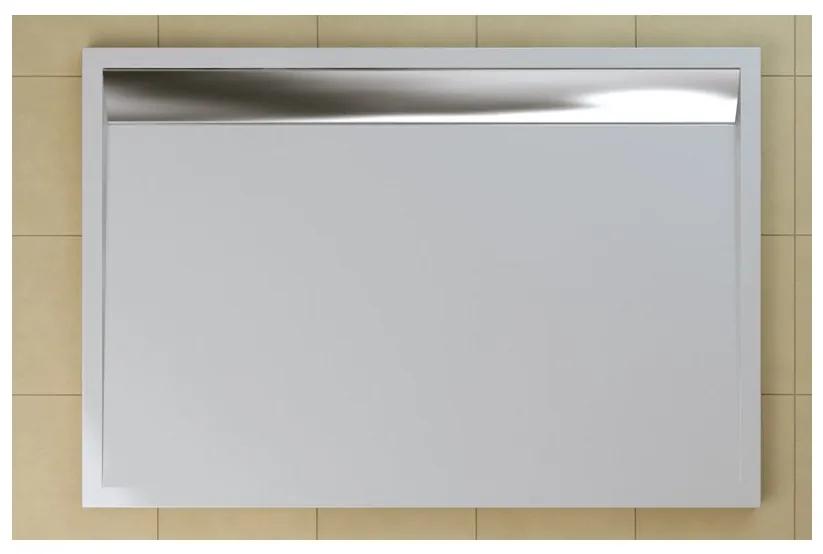 SanSwiss IIa WIA 90×120 cm sprchová vanička obdelníková bílá Barva krytu  sifonu: Bílá