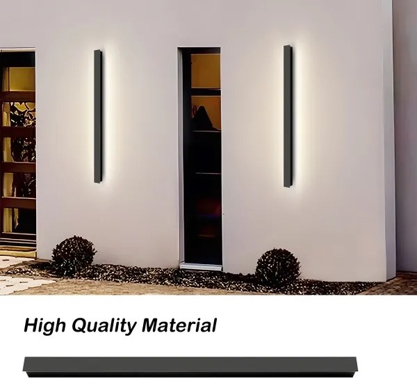 Brilagi - LED Venkovní nástěnné svítidlo LINEAR LED/22W/230V 3000K IP65 černá