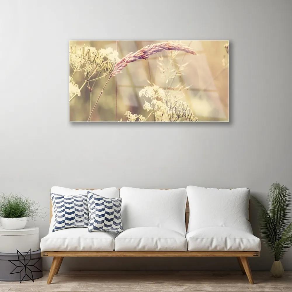 akrylový obraz Divoké Rostliny Příroda 100x50 cm