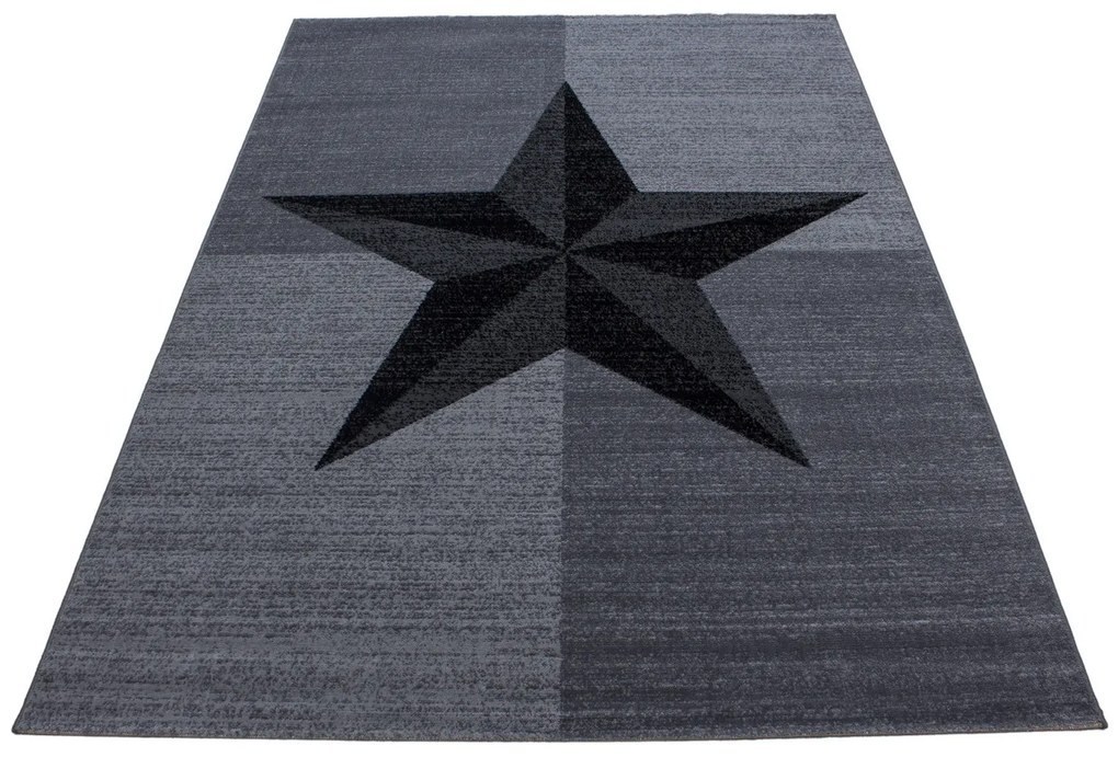 Ayyildiz, Kusový koberec Plus 8002 grey, 80x150, šedá, chodba / předsíň