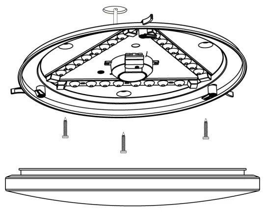 Eglo 97872 - LED Stropní svítidlo FRANIA LED/14,6W/230V