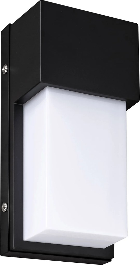 Toolight Toolight, JNH034-G, moderní venkovní nástěnné svítidlo, 1× E27, IP44, černá saténová, OSW-56222