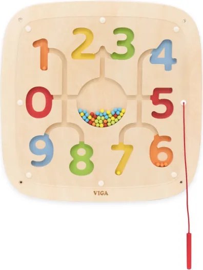Dřevěná edukativní tabule pro děti Viga 44811FSC