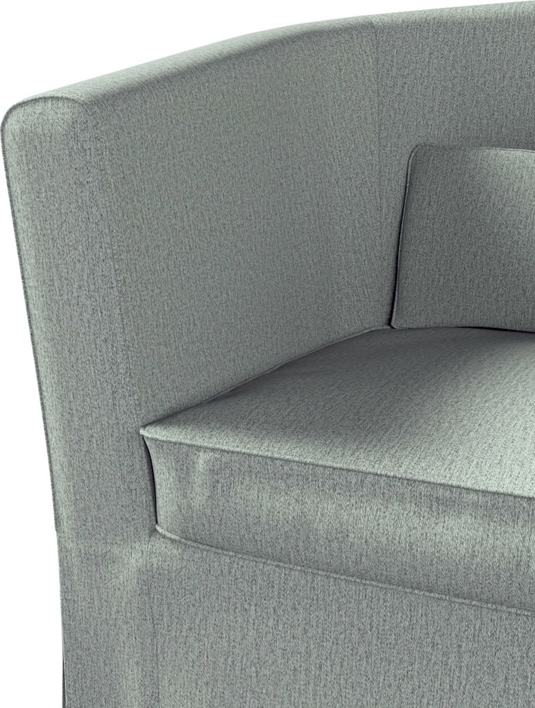 Potah na křeslo IKEA Ektorp Tullsta barva zelená látka pletený vzor