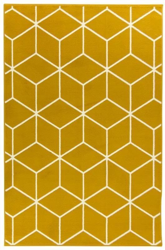 Kusový koberec LUNA 503746/89955 hořčicový Rozměr: 270x370 cm | BIANO