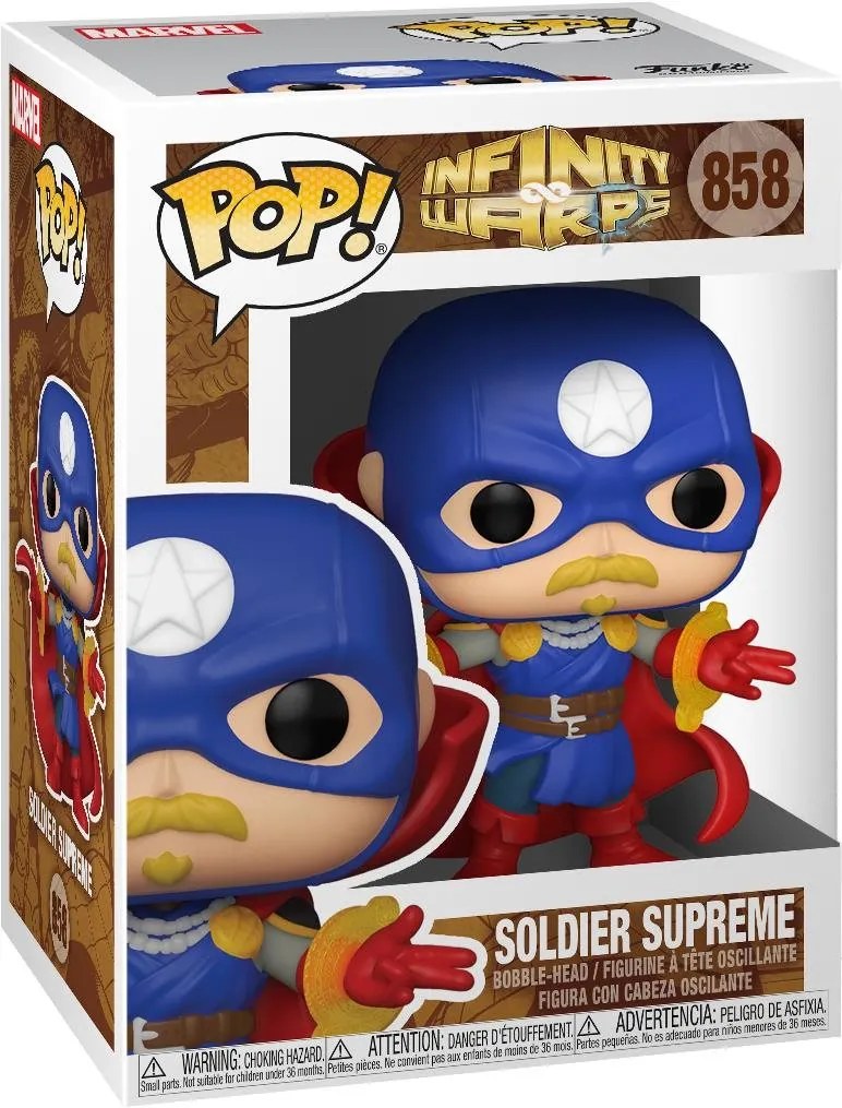 Funko pop marvel: infinity warps- soldier supreme