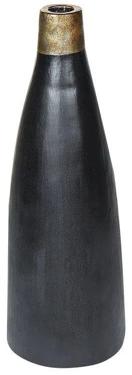 Černá dekorativní váza EMONA Beliani