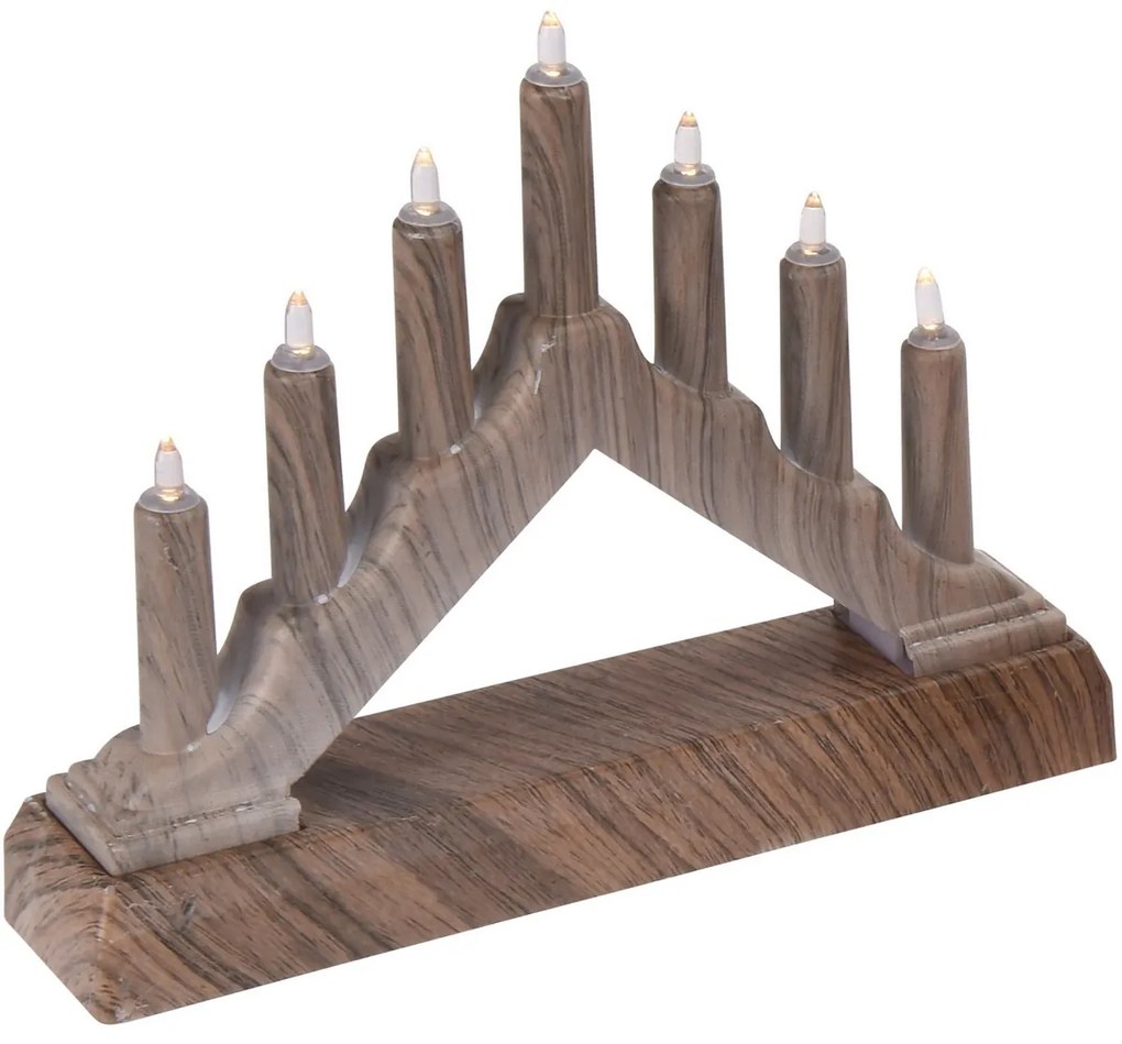 Koopman Vánoční svícen Candle roof, 15,7 cm