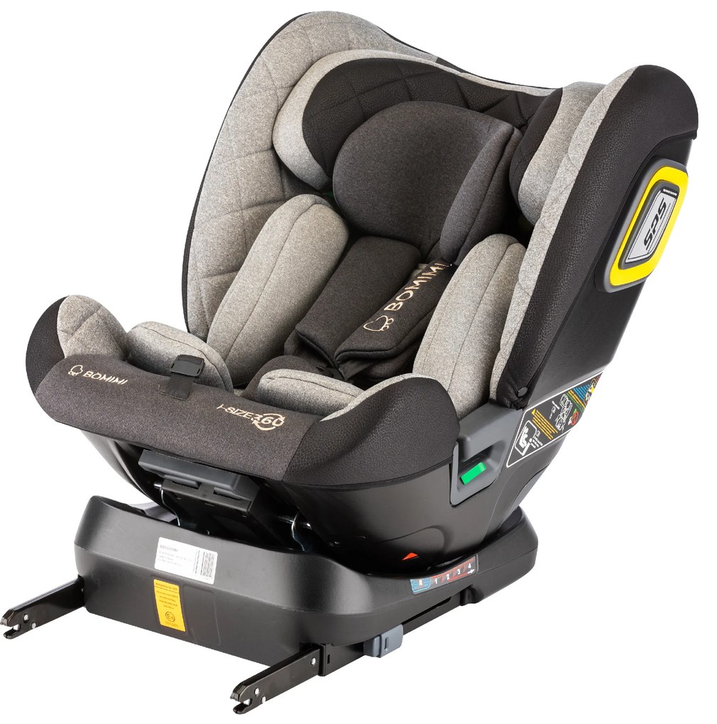 Bomimi IDEAfix I-SIZE 360° 40-150 autosedačka, metalic melange