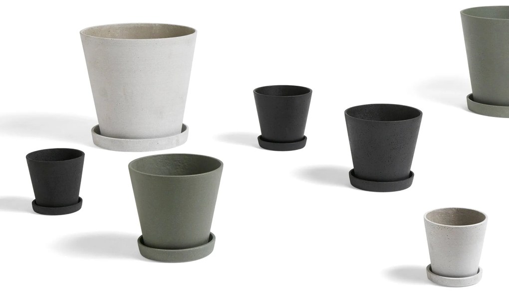 HAY Květináč Flowerpot XL, Grey