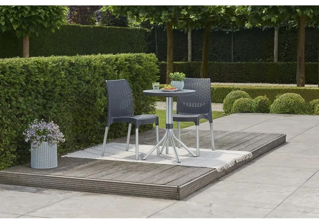 Keter Bistro Set Chelsea Grafitový 223562