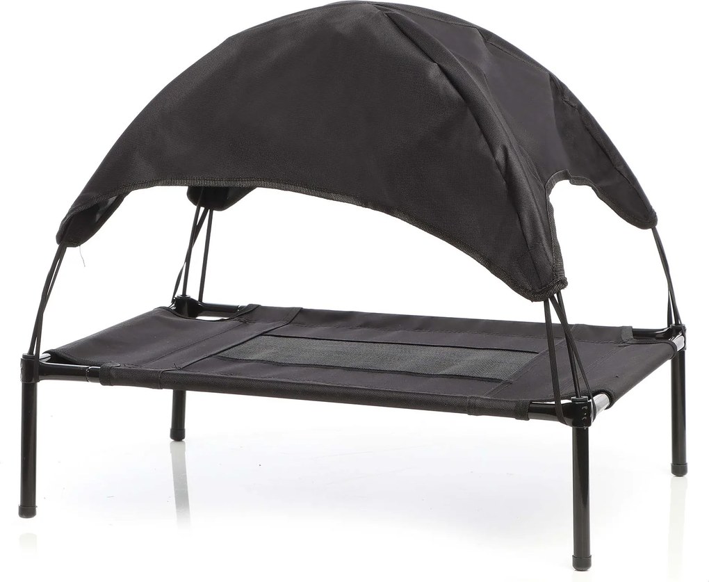 Lehátko pro psa fudajo – 91 × 76 × 16 cm, 35 kg, černá (61146)