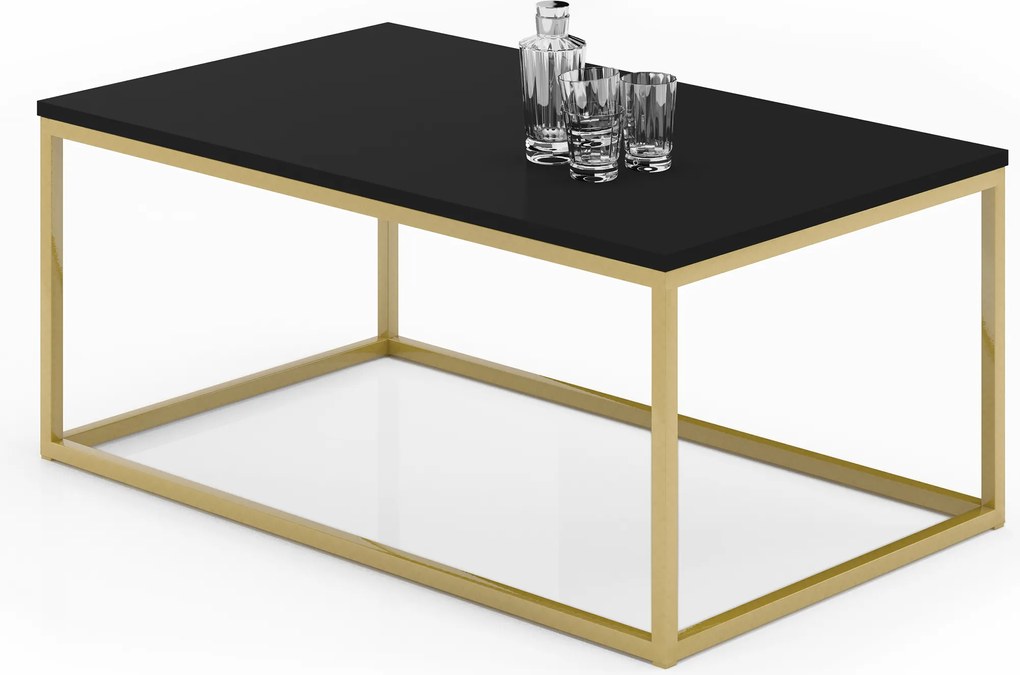 ADRK Furniture Konferenční stolek NARISA 100x60 CT-NAR-G-B
