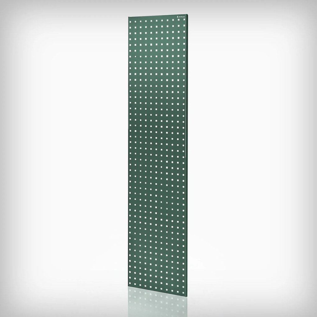 Perforovaná tabule k regálu zelená: JOHNNY, 2 kusy, 1800 x 20 x 420 mm