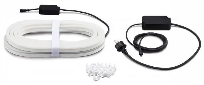 PH 8718699709853 Hue Bluetooth VENKOVNÍ LED PÁSEK 37,5W 2000-6500K IP67, 16 mil. barev, 5m+adaptér - PHILIPS (929002289102)