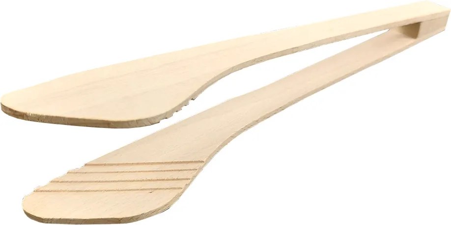 AMADEA Dřevěné kleště široké, masivní dřevo, 30 cm