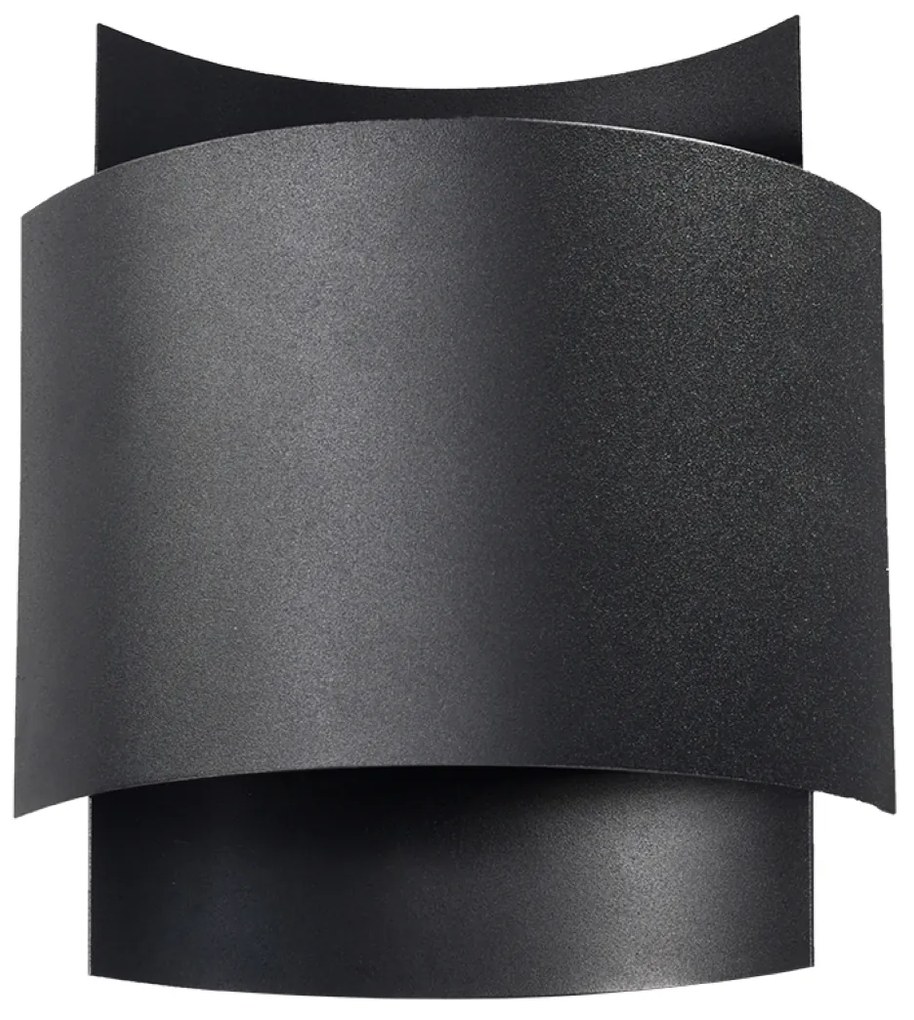 Sollux Lighting Nástěnné svítidlo IMPACT Černá